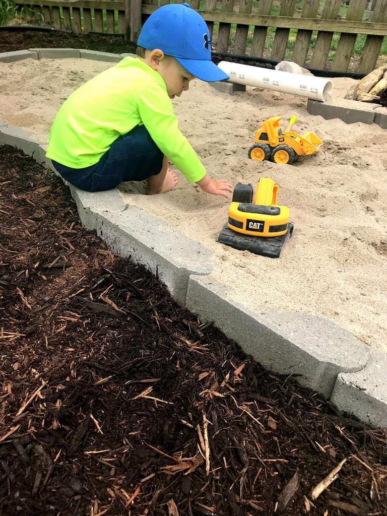 DIY Backyard Sandbox ⋆ Growing Up Kemper